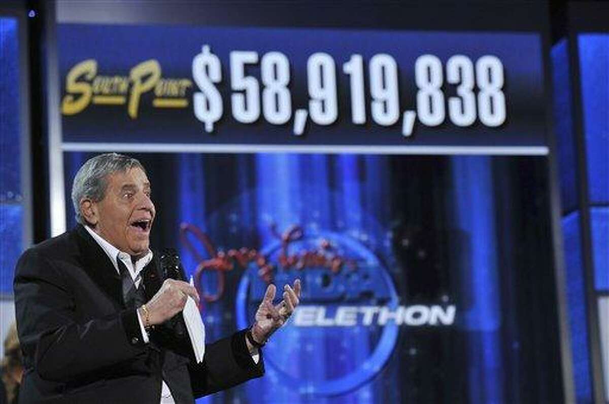 Jerry Lewis Muscular Dystrophy Association Telethon raises $58.9 million