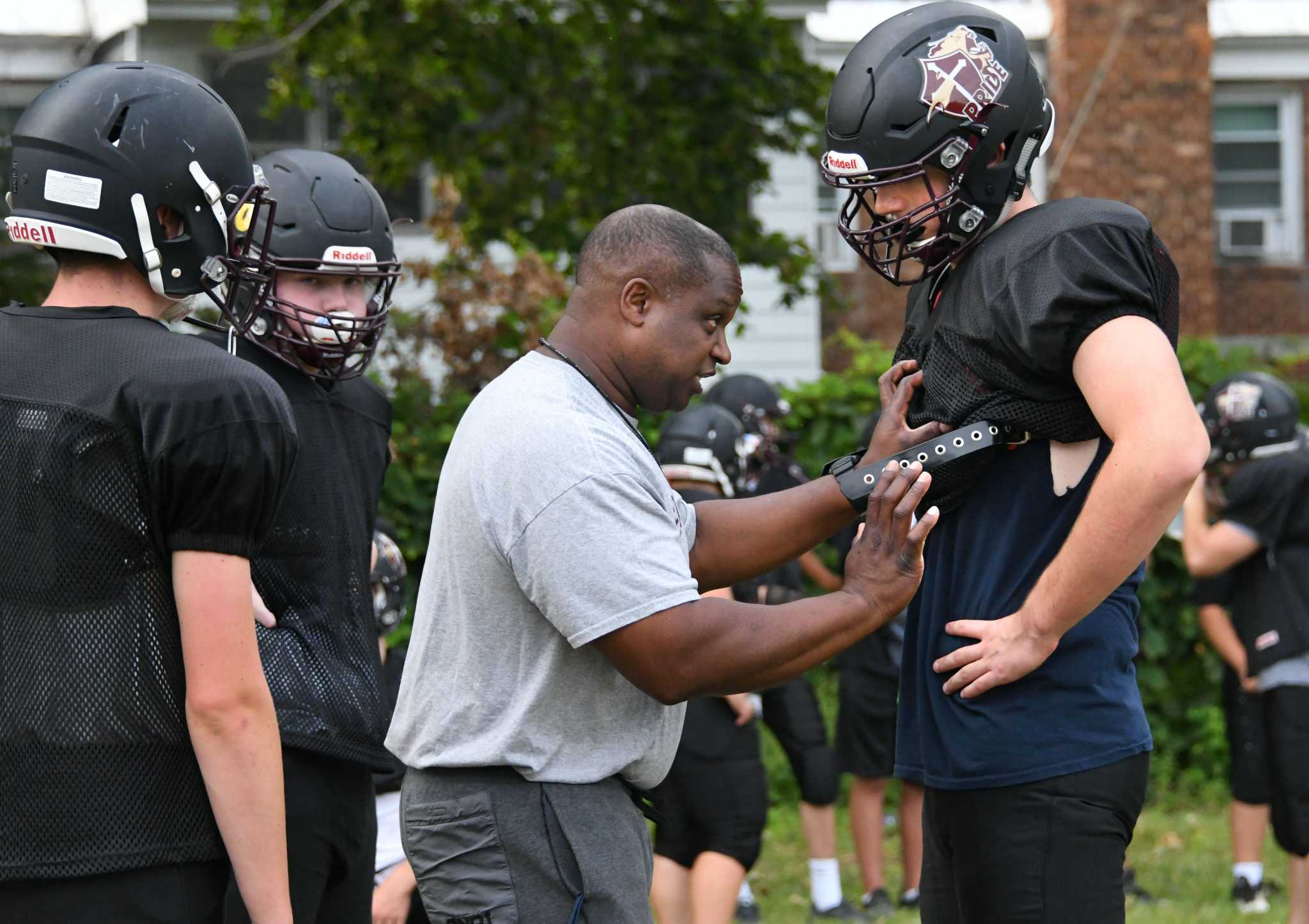 Holy Trinity lineman Liam Maloney has made big strides
