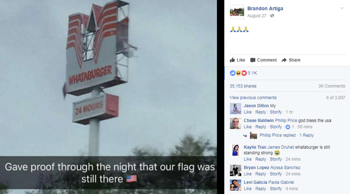 Viral Whataburger sign is the inspiration Texas needs through Harvey