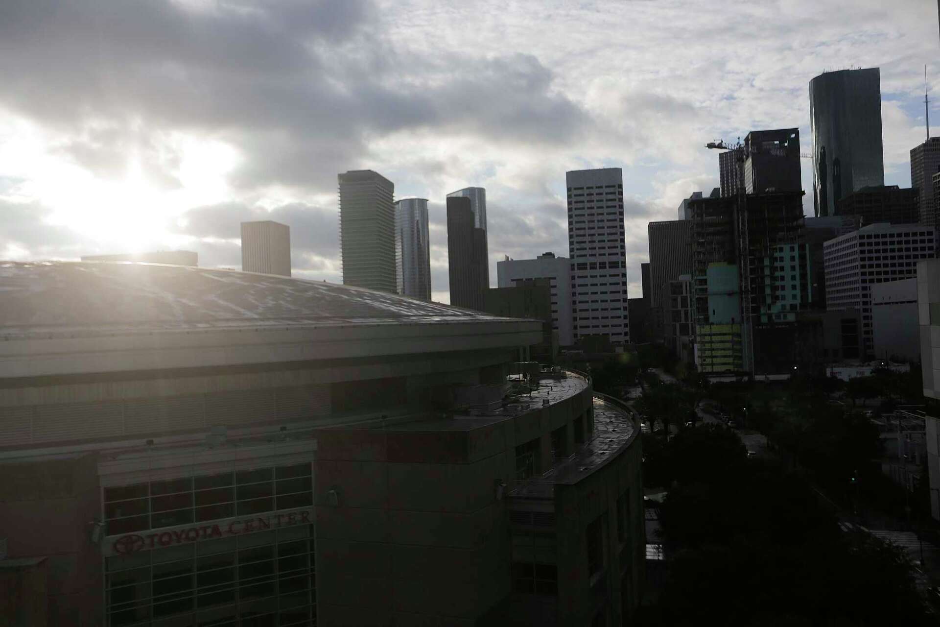 After days of rain, the sun finally came out in flooded Houston