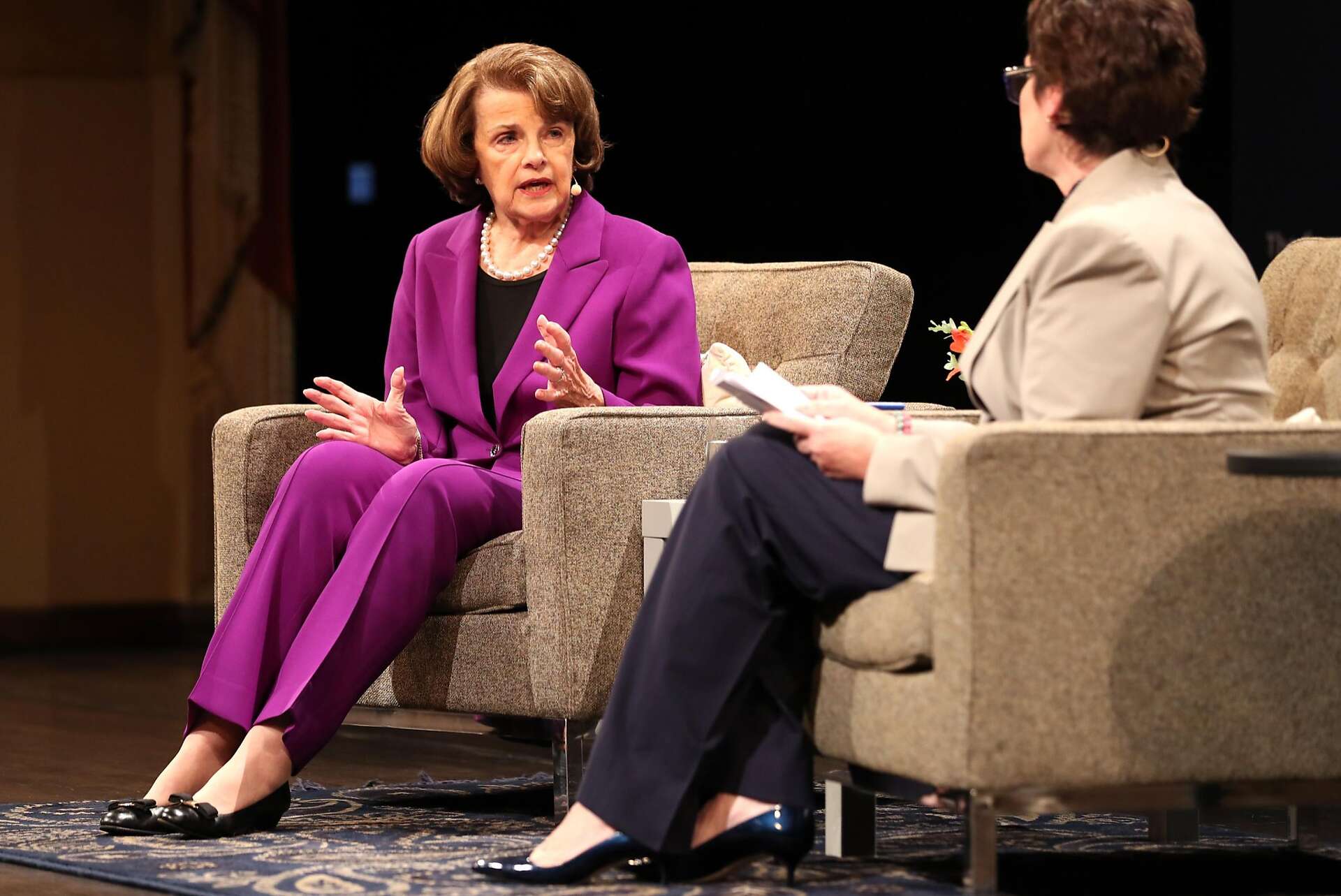 Feinstein surprises SF crowd by expressing hope for Trump