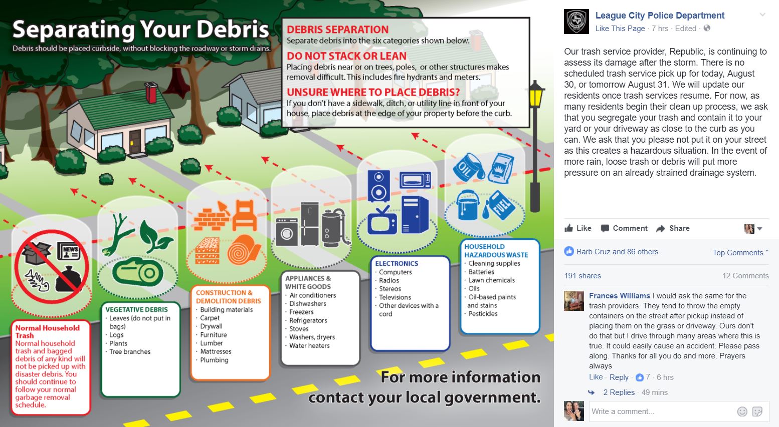 What to do with debris as you clean out your home