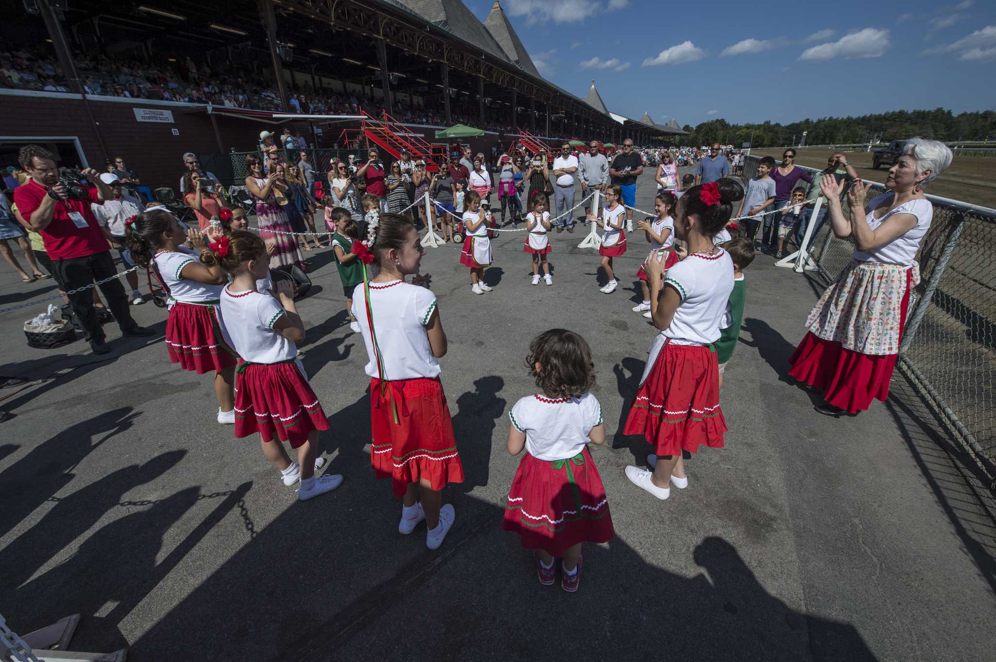 Photos: Italian-American Day at the track