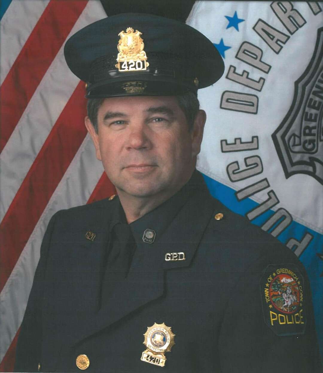 Brown, Stempien, longtime Greenwich Police officers, retire
