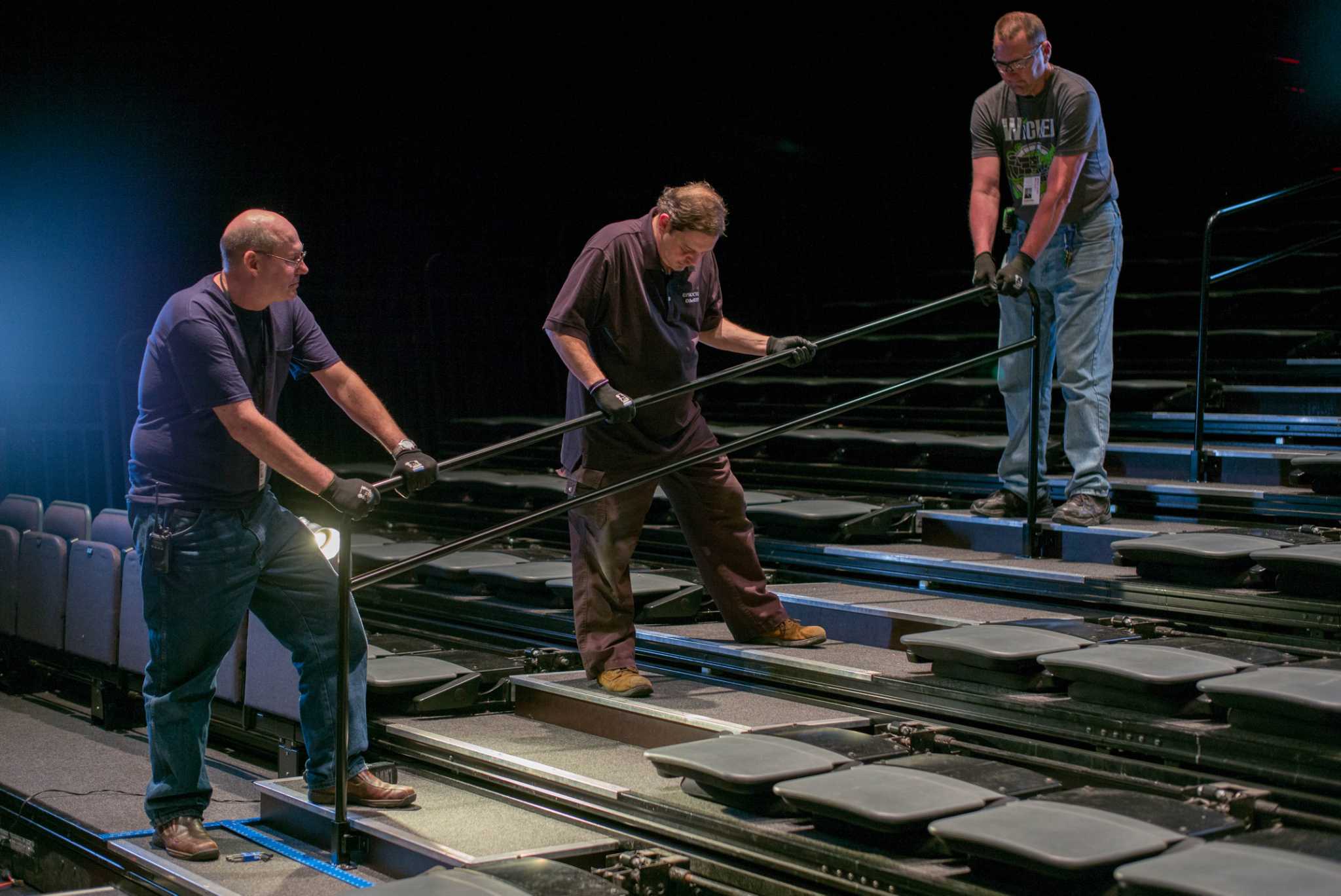 Photos: Proctors installs railings in GE Theatre