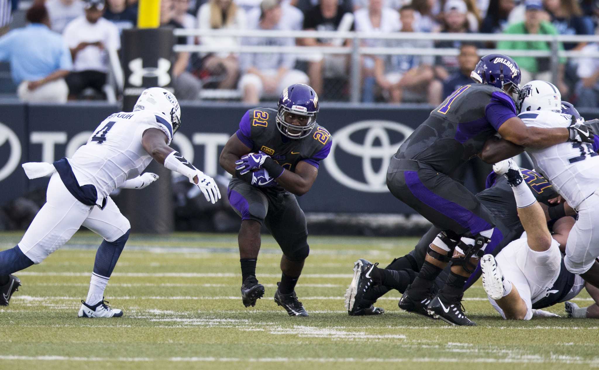 Mofor carries momentum from UAlbany football opener