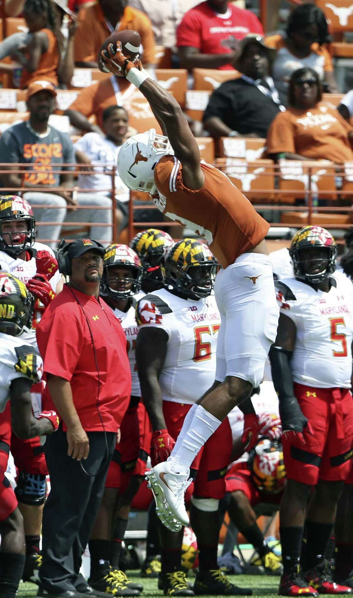 Texas WR Collin Johnson available 'for emergency' vs. West Virginia
