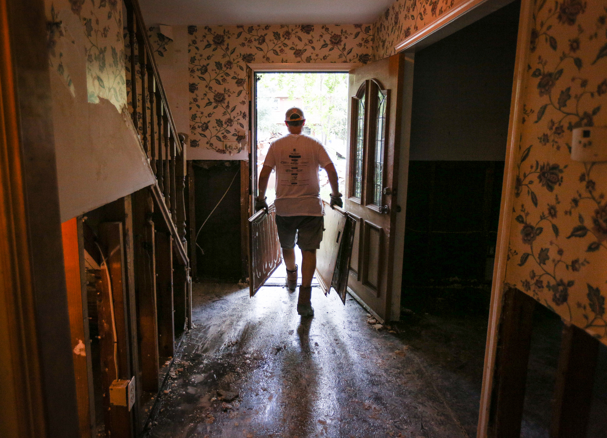 Harvey. Stripped houses. And a chance to do something different.