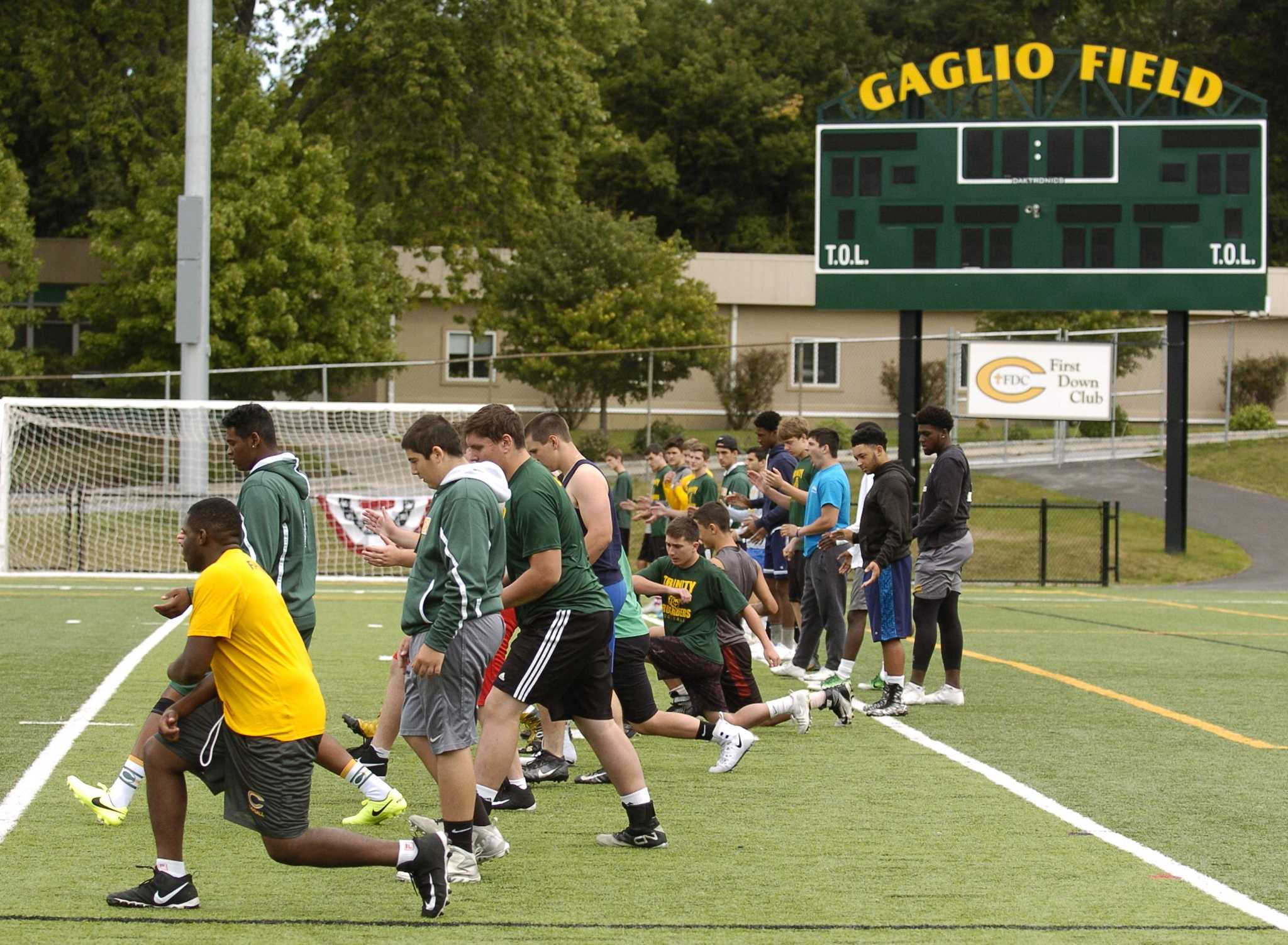 Trinity Catholic football ready to battle in FCIAC