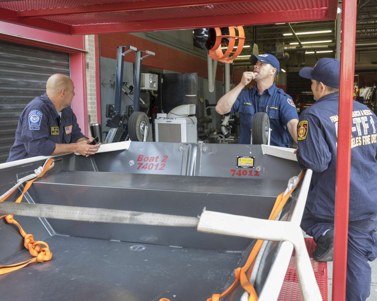 PHOTOS: Los Angeles Swiftwater Rescue Team makes stopover in Midland