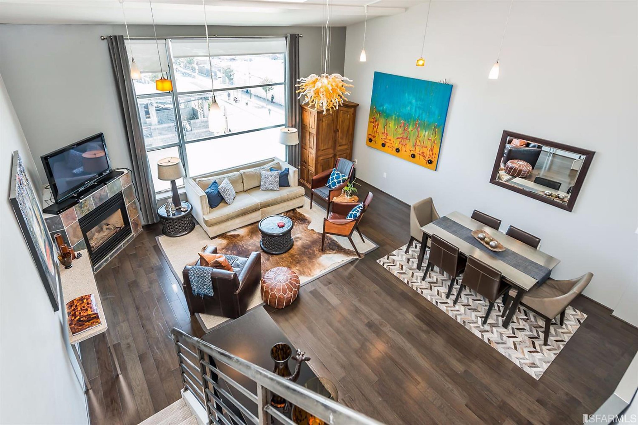 Two bedroom trilevel loft in SoMa open Sunday