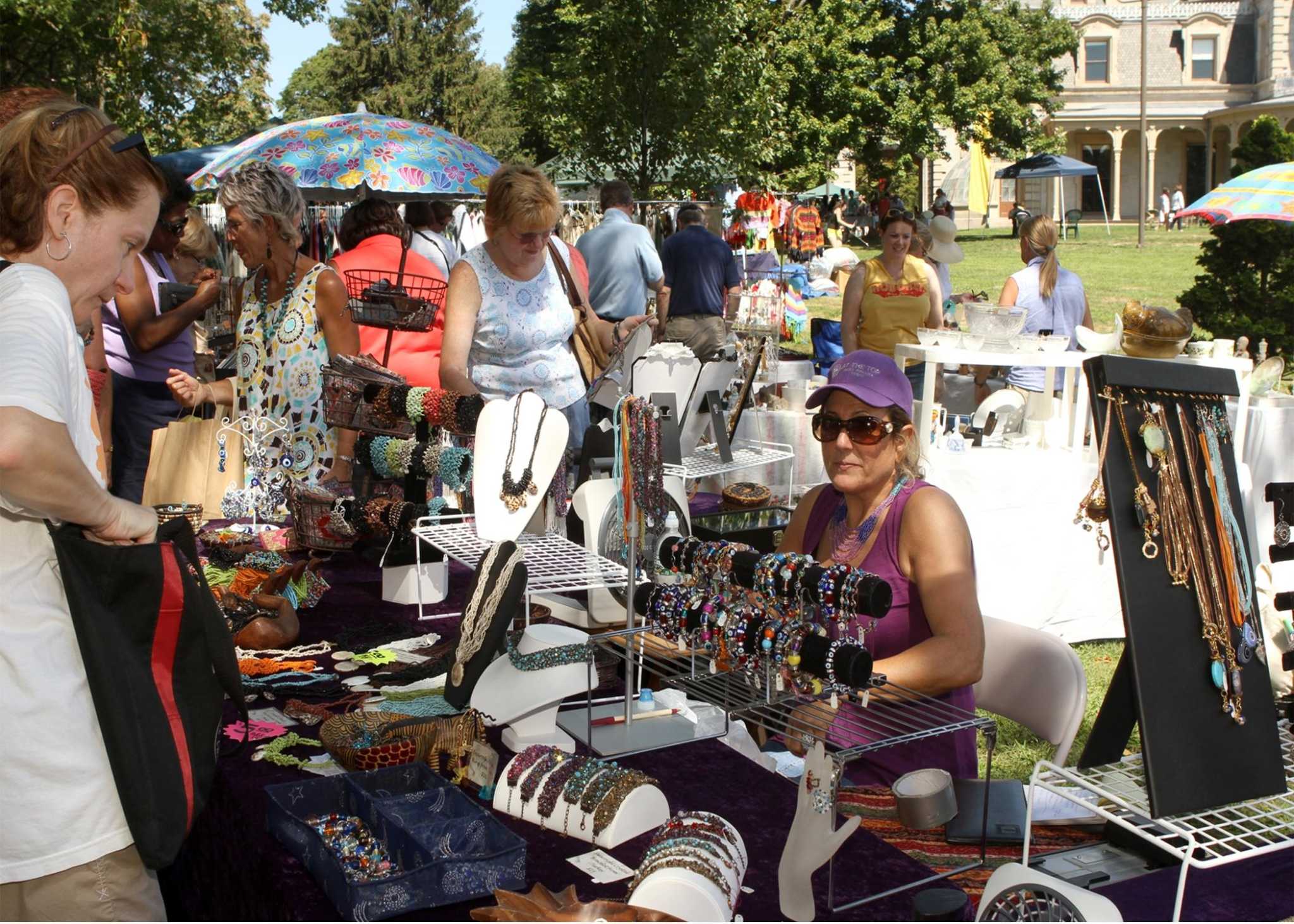 10th annual Old-Fashioned Flea Market at Norwalk mansion