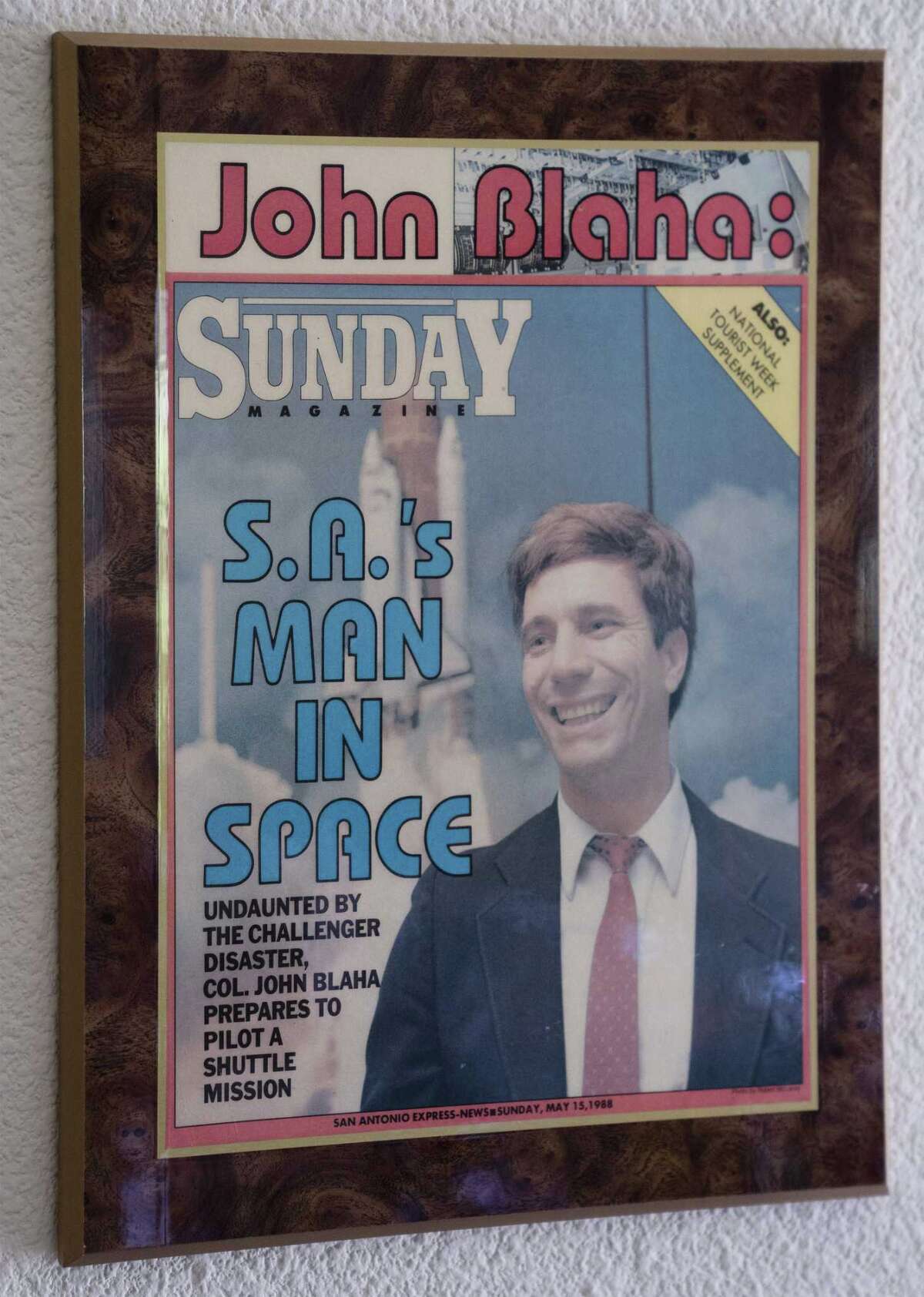 Pilot John Blaha kept his cool when an alarm signaled a catastrophic ...