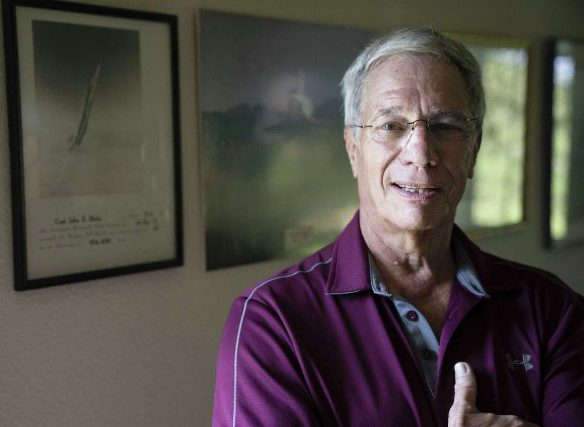 Pilot John Blaha kept his cool when an alarm signaled a catastrophic ...