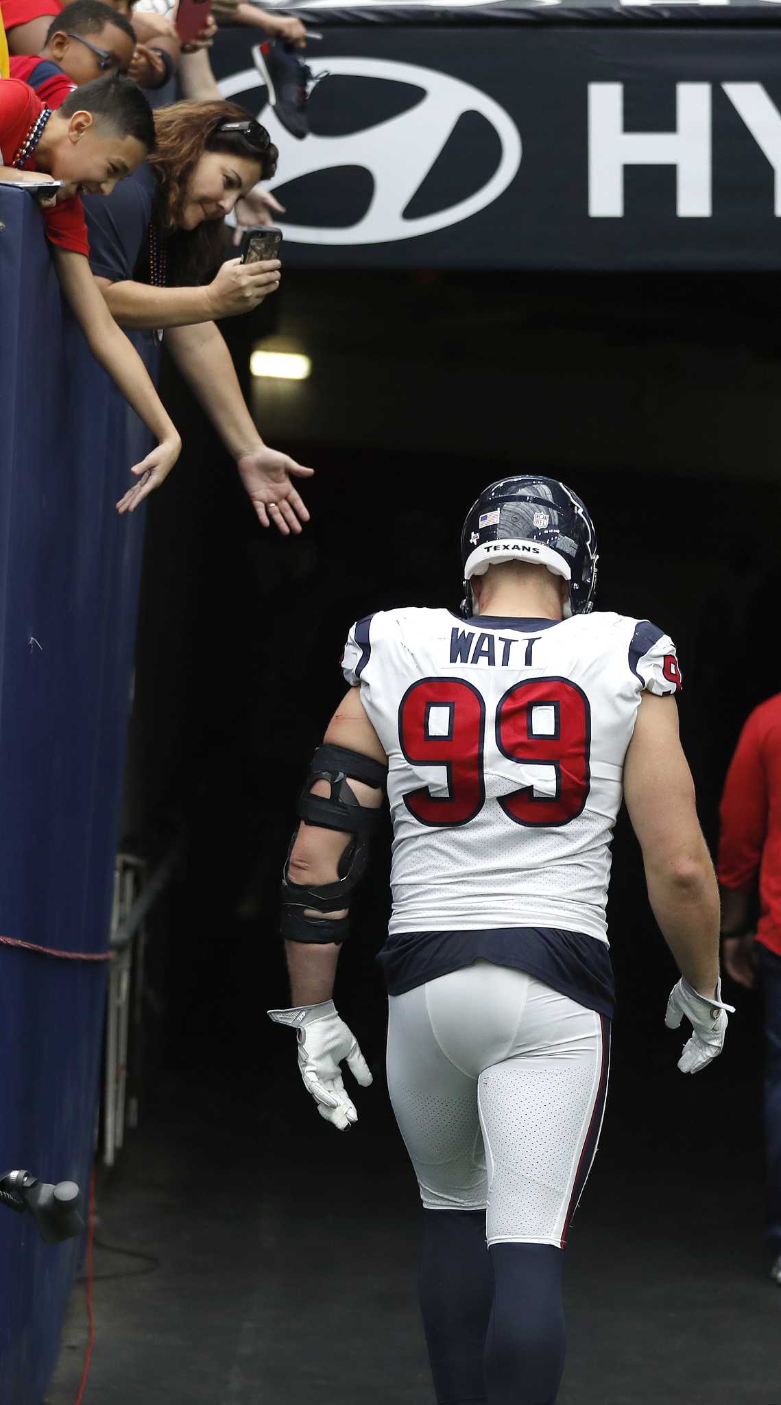 Texans' J.J. Watt on injured finger: 'It's still attached'