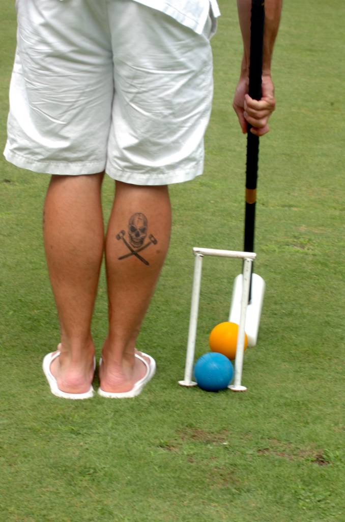Croquet players take to the green for local tournament