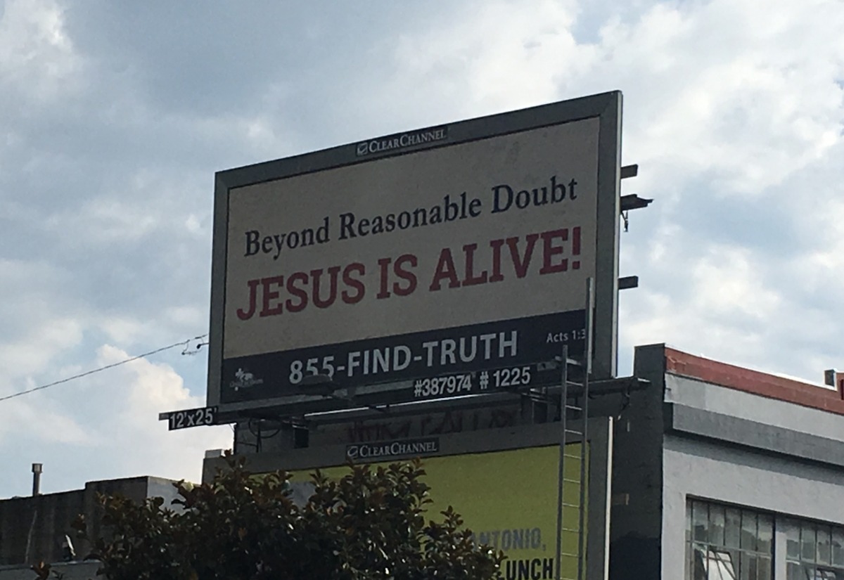 What's the deal with all those religious billboards around the Bay Area?