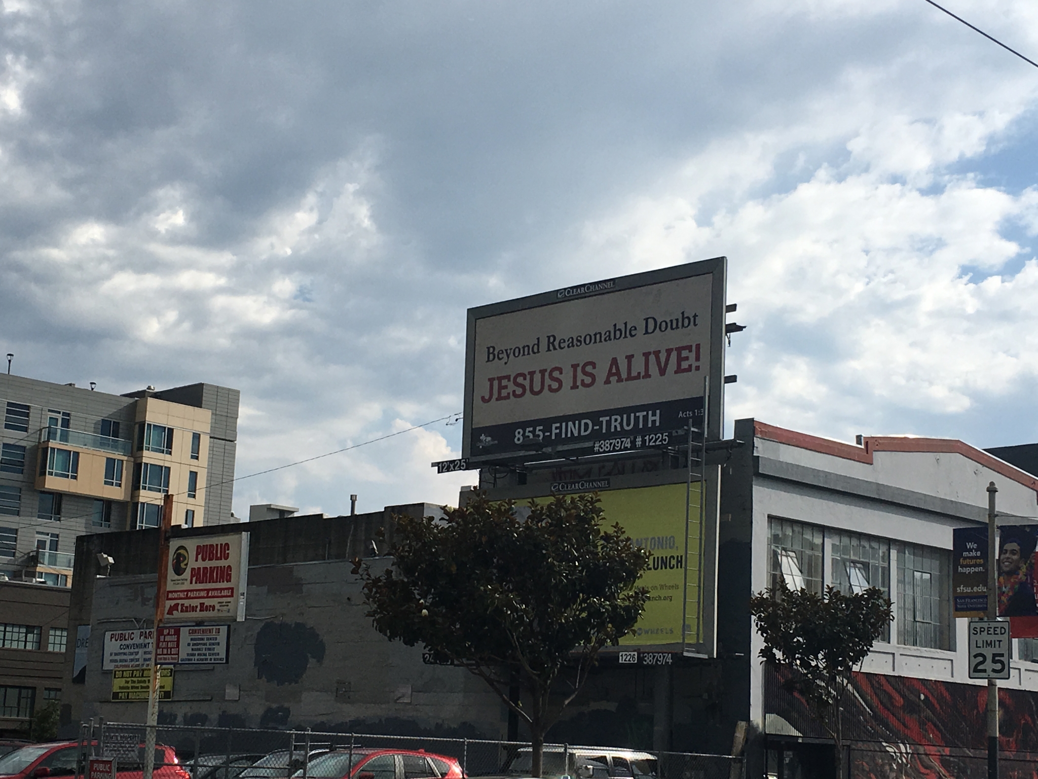 What's the deal with all those religious billboards around the Bay Area?
