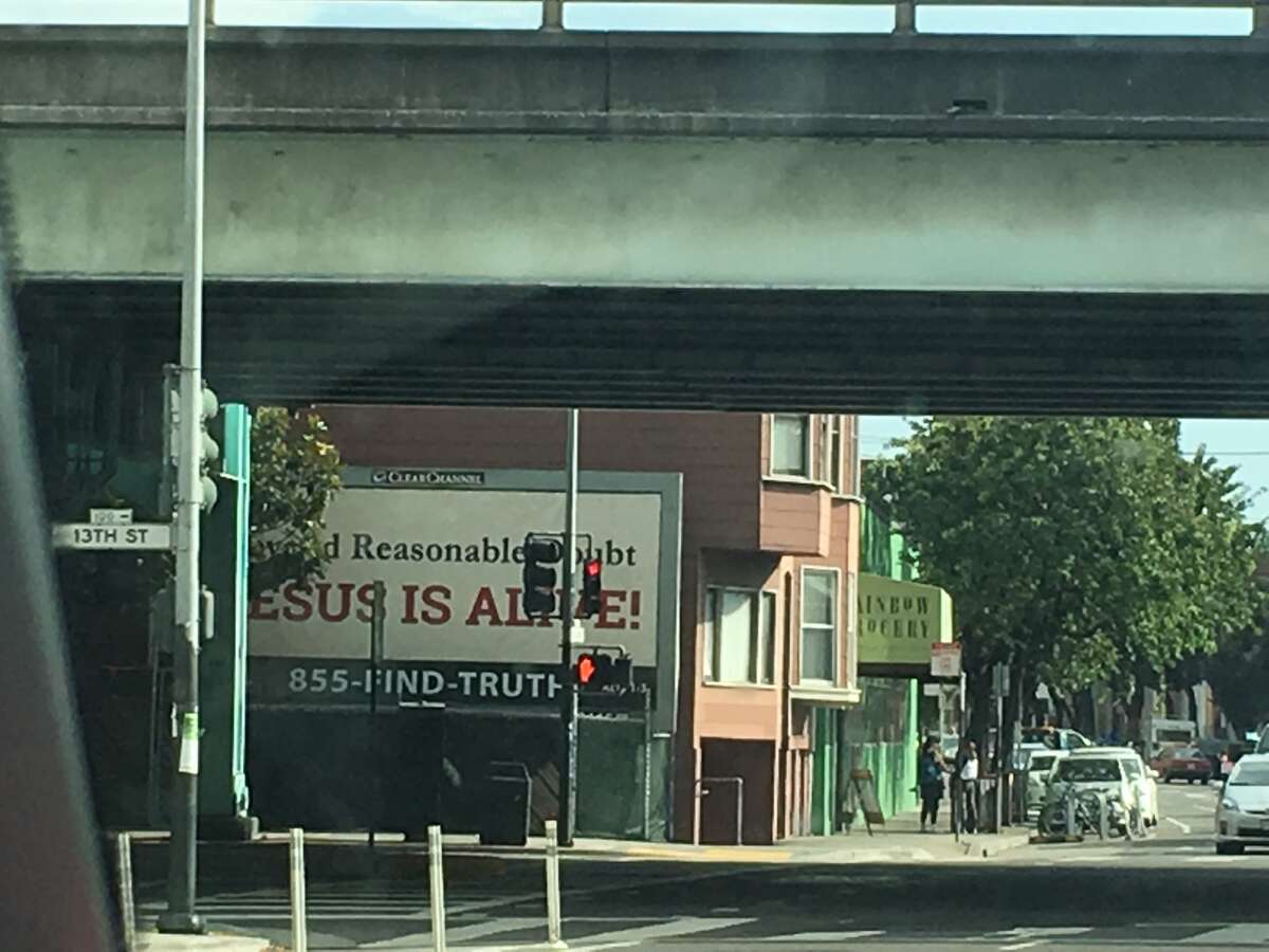 What's the deal with all those religious billboards around the Bay Area?