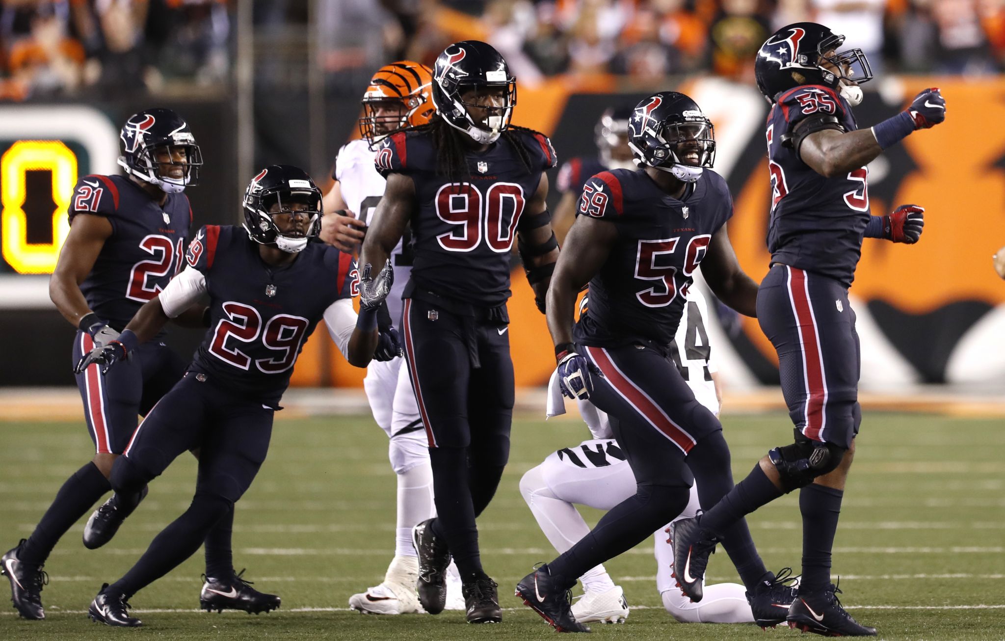 Sept. 14: Texans 13, Bengals 9