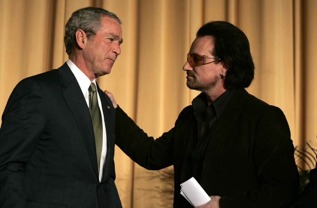 Former President George W. Bush to award U2's Bono with a special medal ...