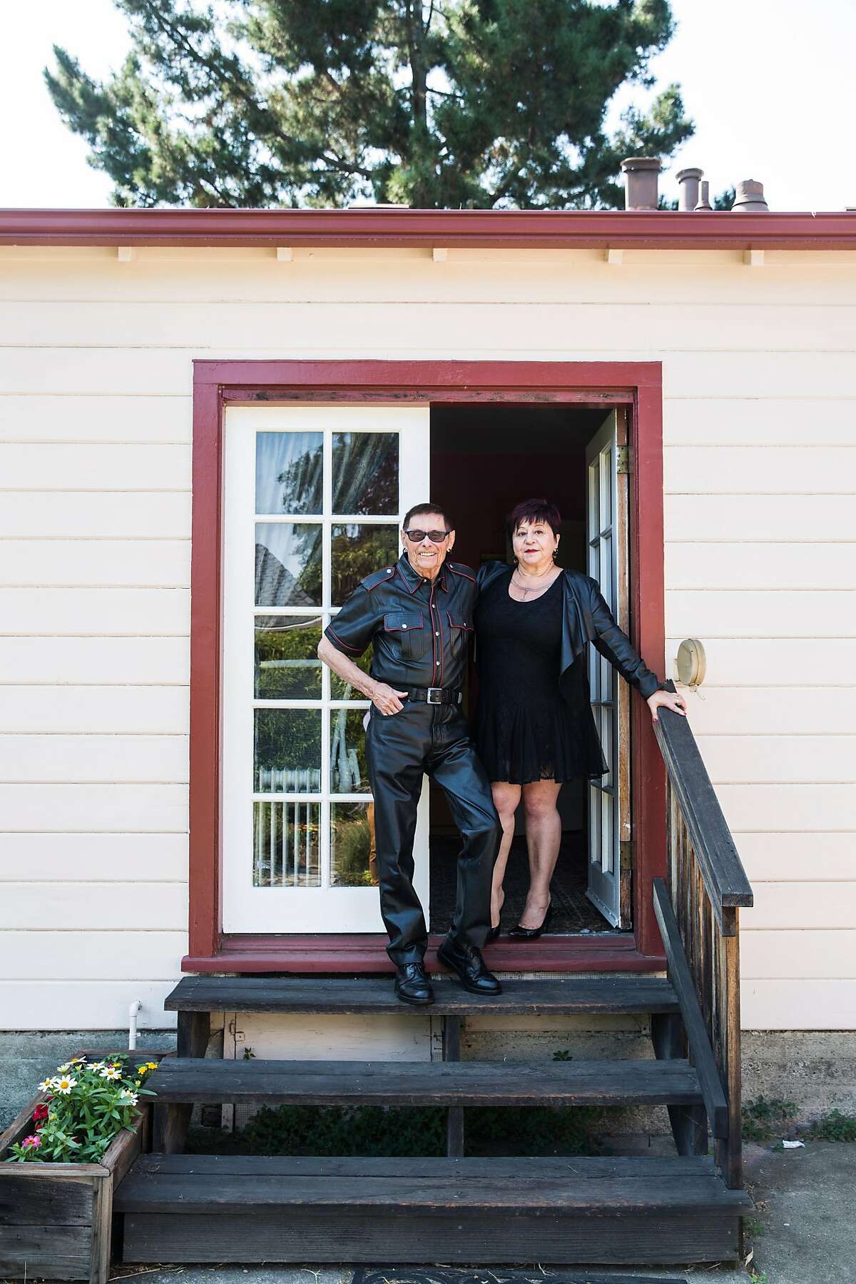 Couple brought bondage and body piercing out of the dark