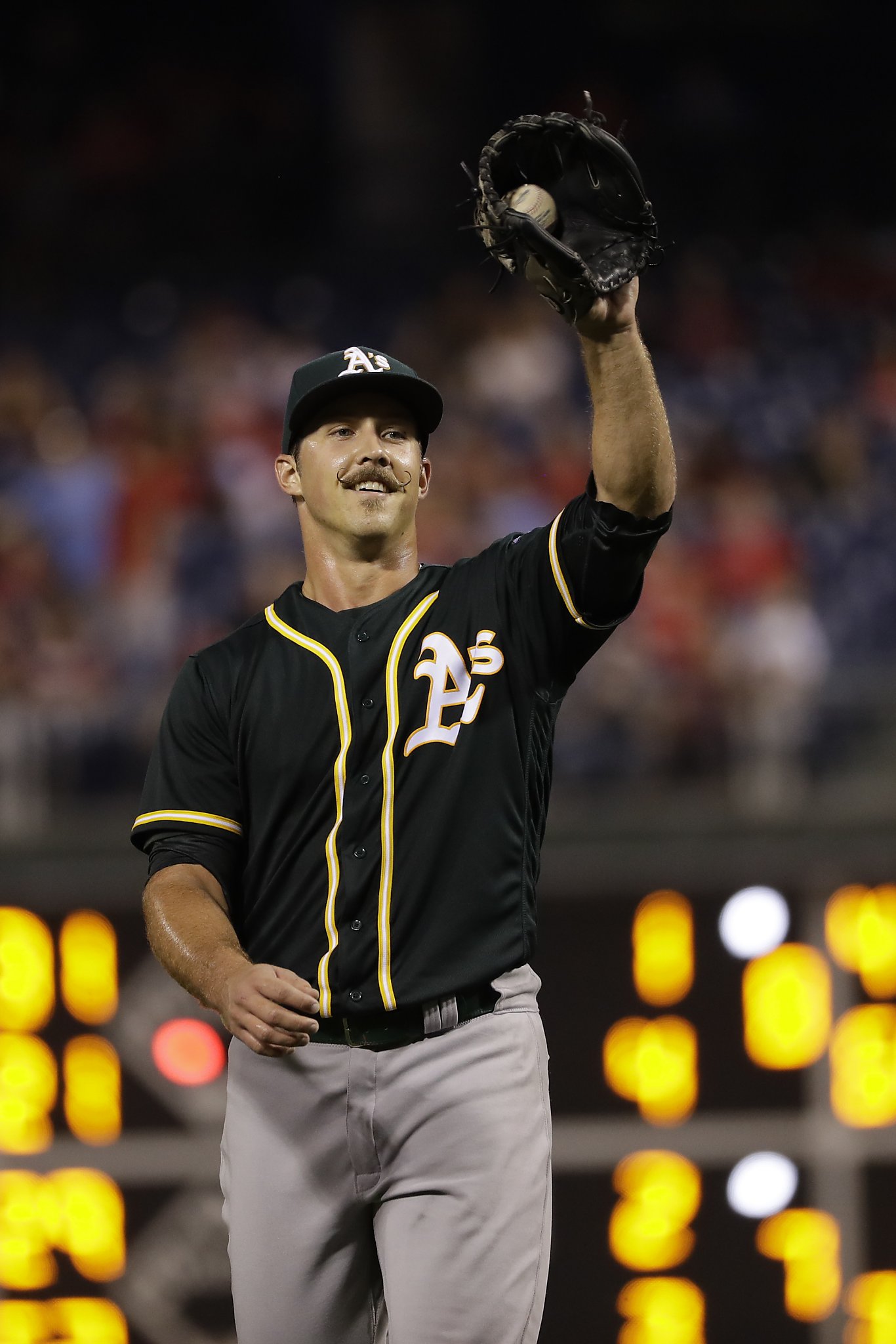 Mengden’s two-hitter leads A’s past Phillies