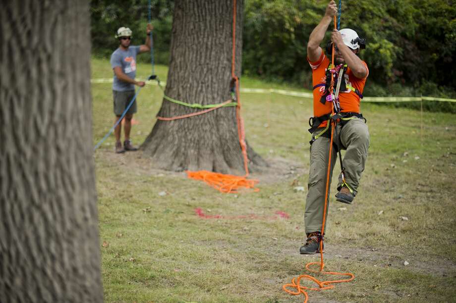 Michigan Tree Climbing Championship held at Emerson Park - Midland ...
