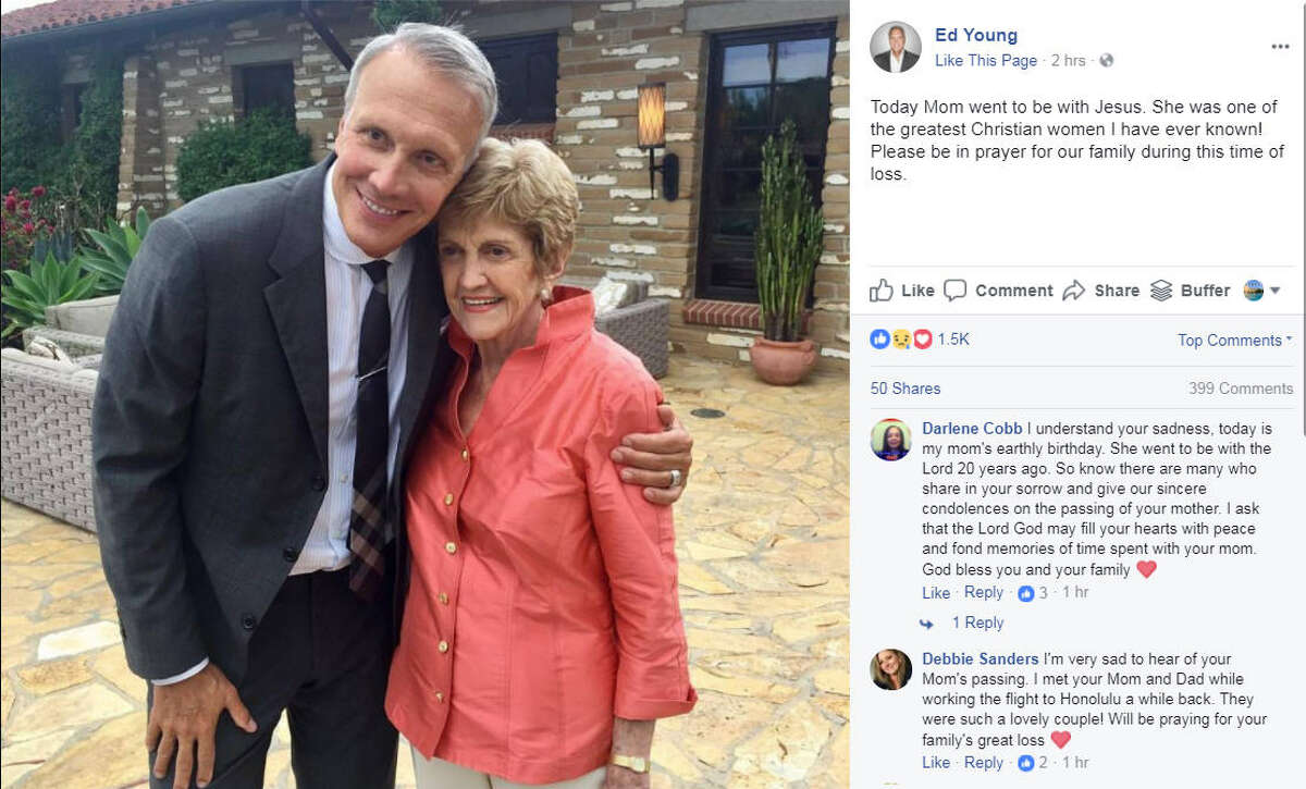 Jo Beth Young, wife of Second Baptist pastor Ed Young, dies at 80