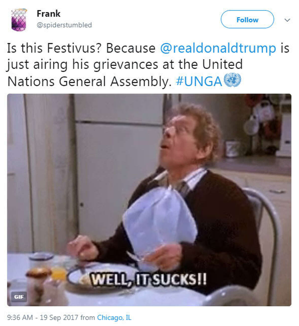 The internet reacts to President Trump's speech during United Nations ...