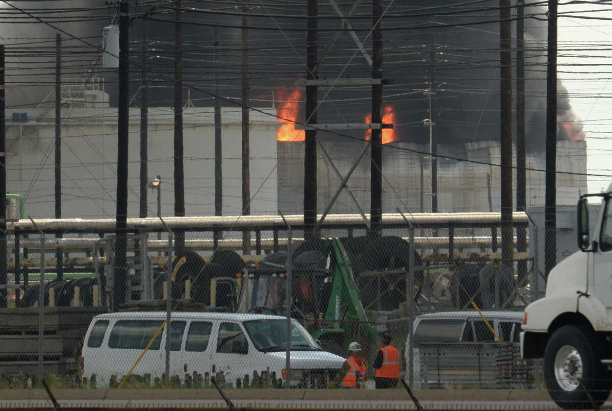 Video: No injuries reported from Valero refinery fire