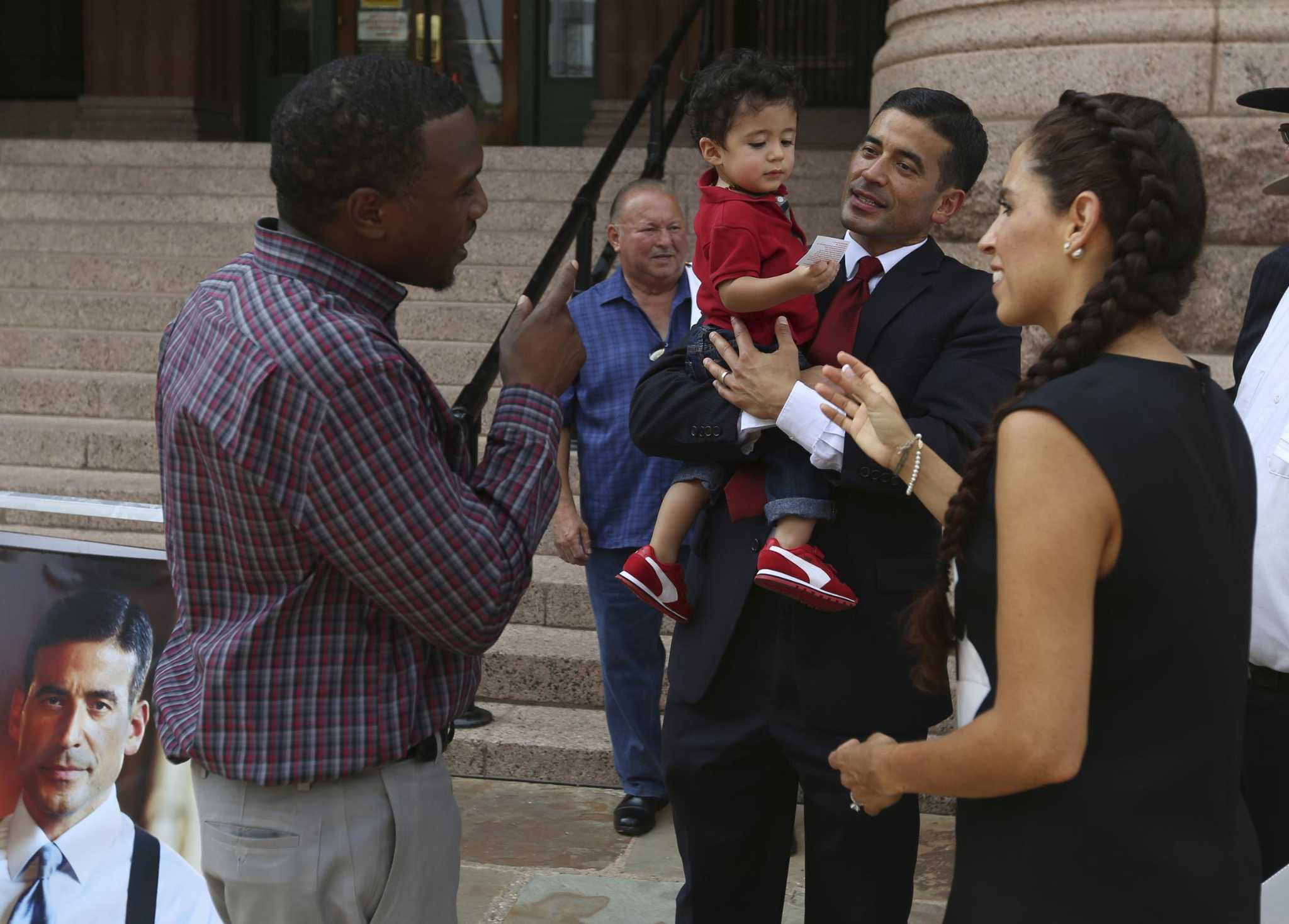 District Attorney Nico LaHood announces re-election campaign