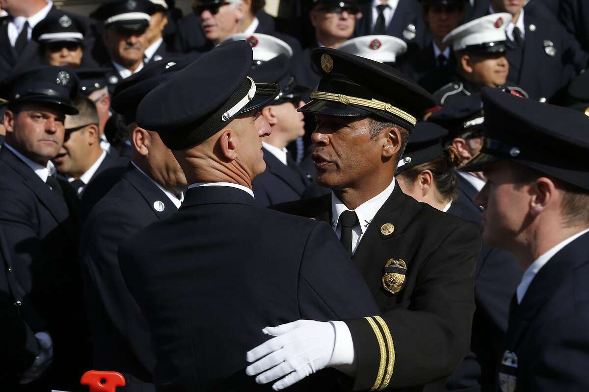 Sea of firefighters salute SFFD battalion chief who died after call