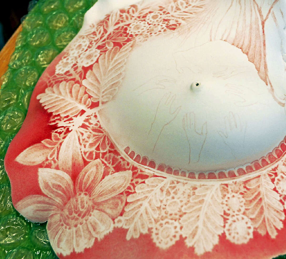 Inspired by lingerie, Iranian artist in East Haddam explores ...