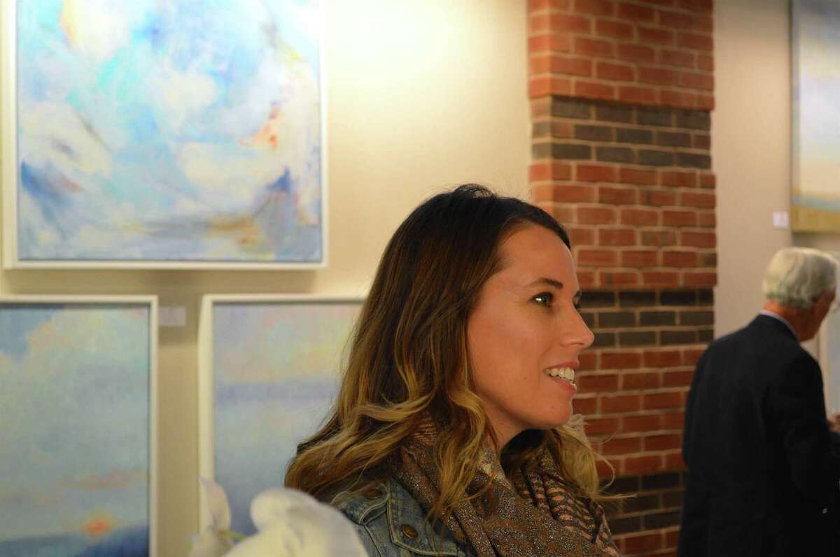 In Pictures: Art opening held at Darien Library