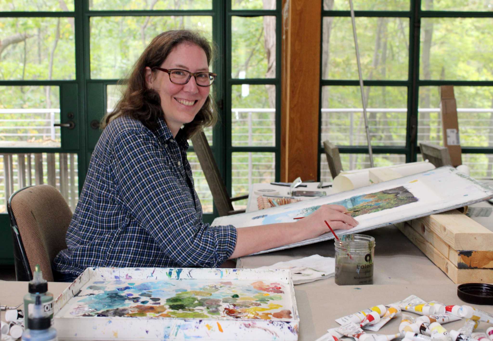 Arist paints spirit of Weir Farm