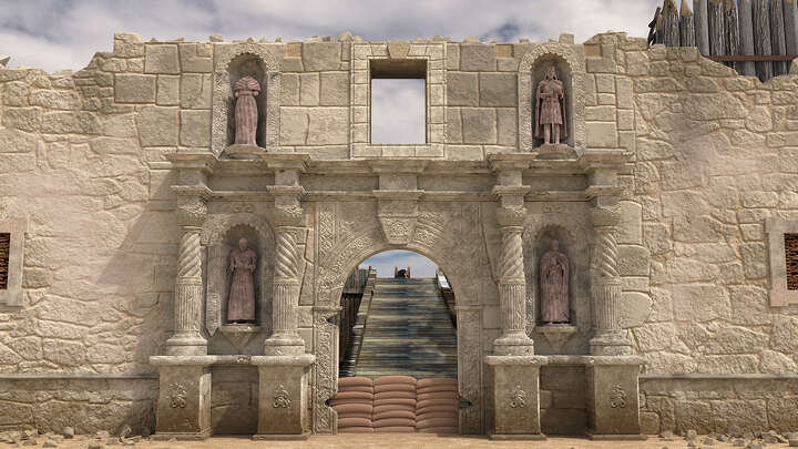 Time travel: Man creates 360-degree view of what the Alamo looked liked ...