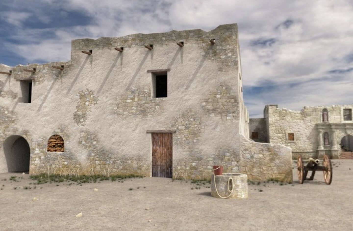 Time travel: Man creates 360-degree view of what the Alamo looked liked ...