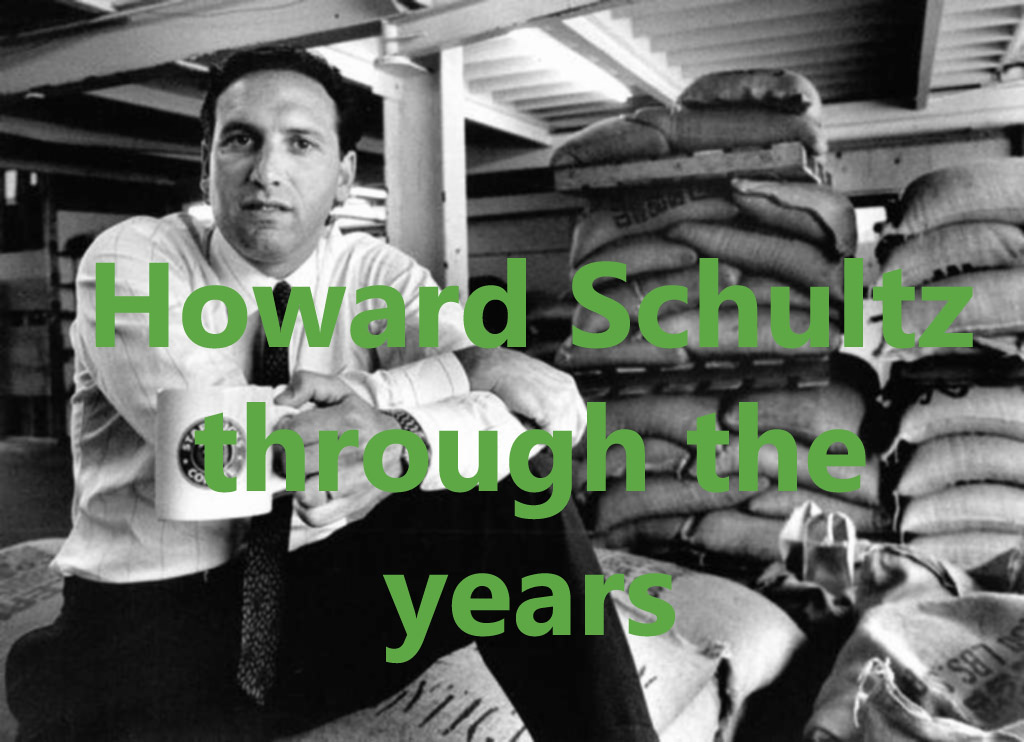 Starbucks CEO Howard Schultz through the years