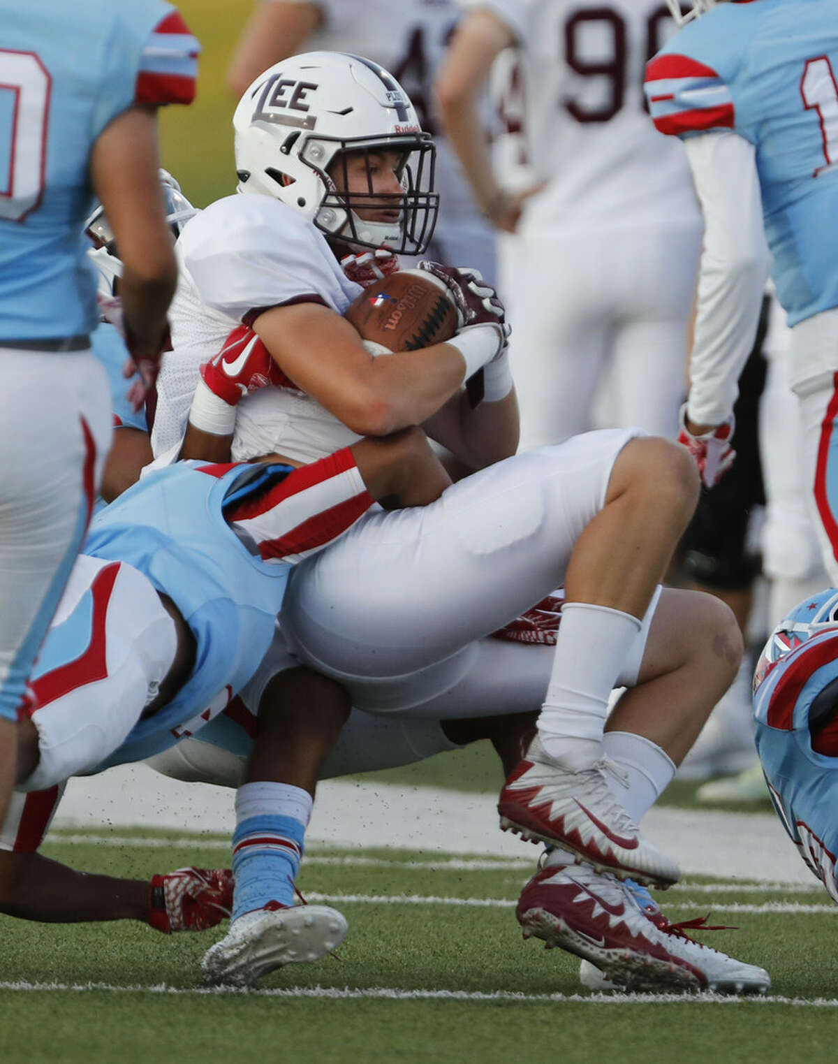 HS FOOTBALL: Lee uses 2nd half surge to stay unbeaten vs. Plainsmen