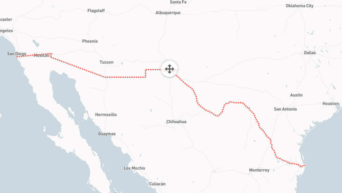 Interactive map: What Trump's wall would look like on other parts of ...
