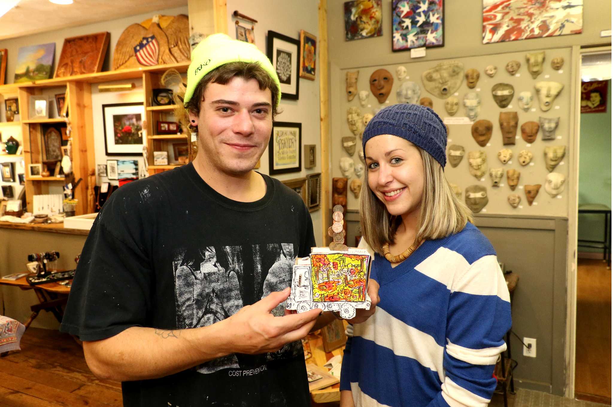 Photos: 'Contained' art show opens at Artists' Path in Bantam