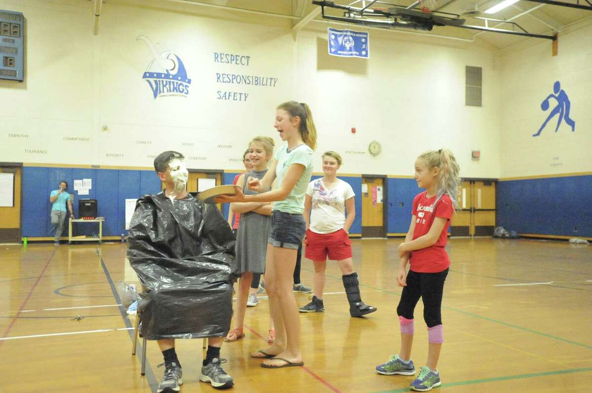 Torrington Middle School plays dodgeball, good sport in the face of pie ...