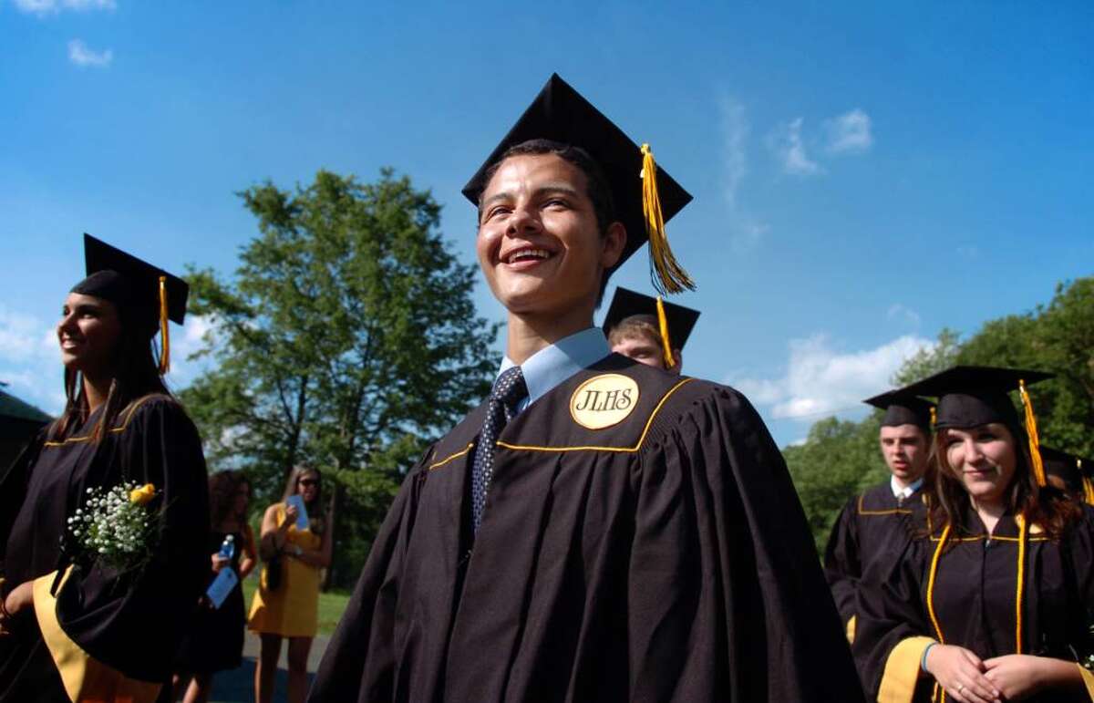 Jonathan Law High School graduation