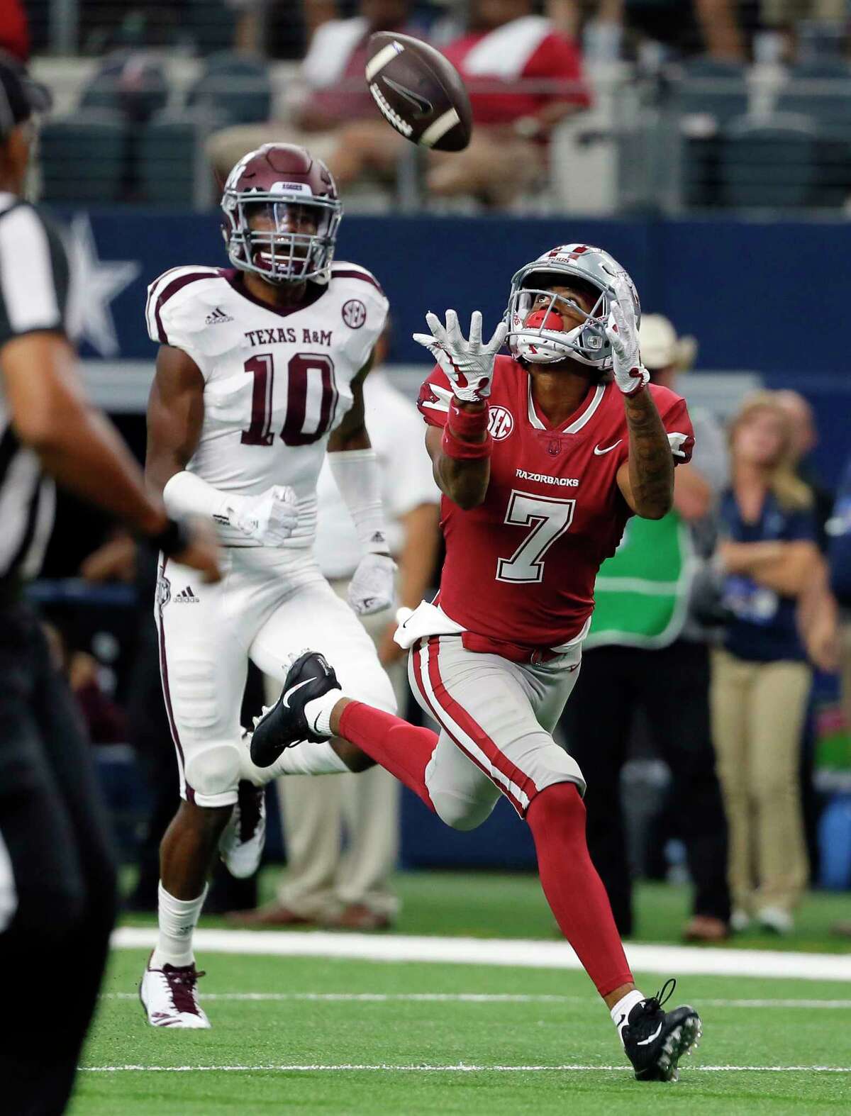 NCAA FOOTBALL: Texas A&M beats Arkansas in overtime again
