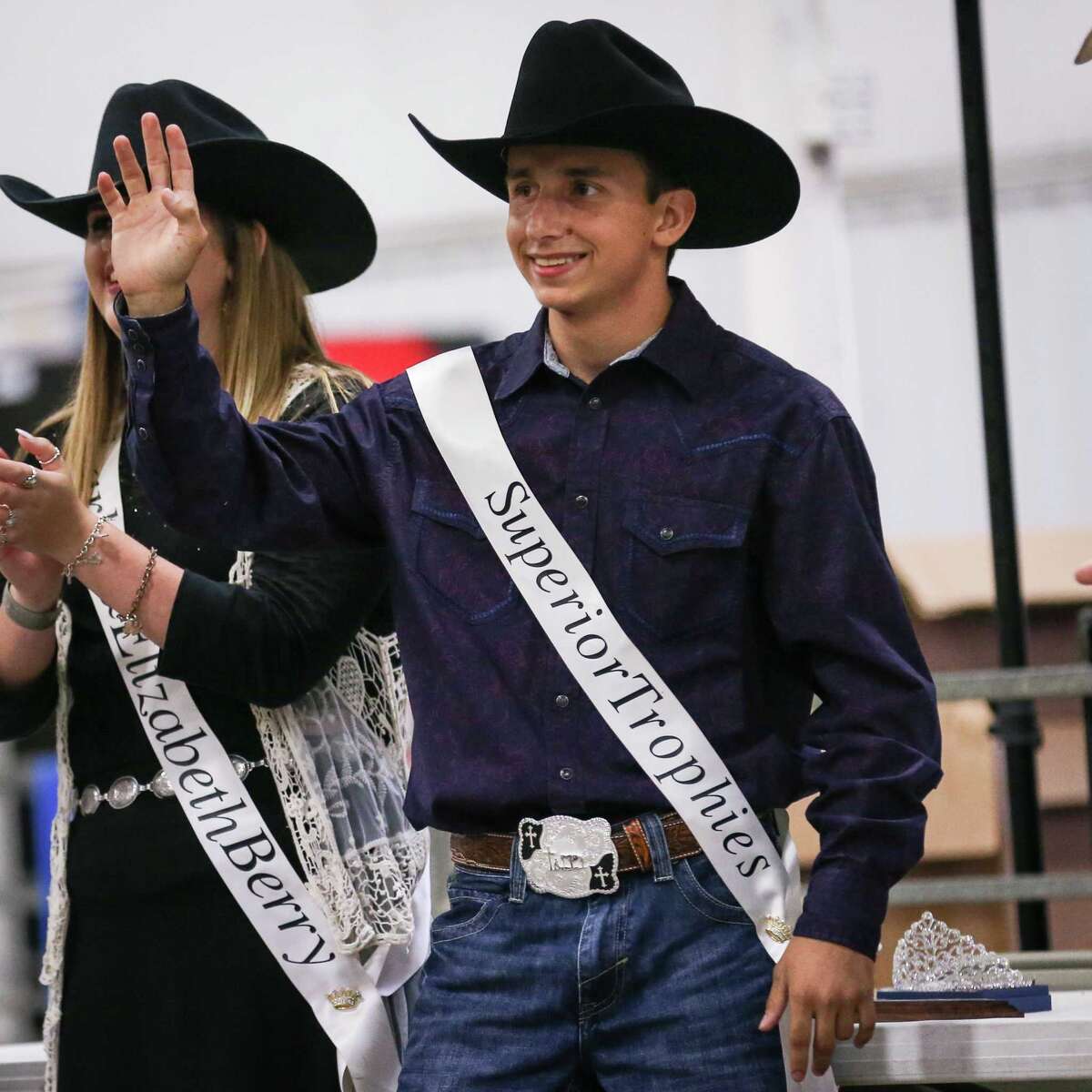 Fun-loving cowboys and cowgirls at the East Montgomery County Fair