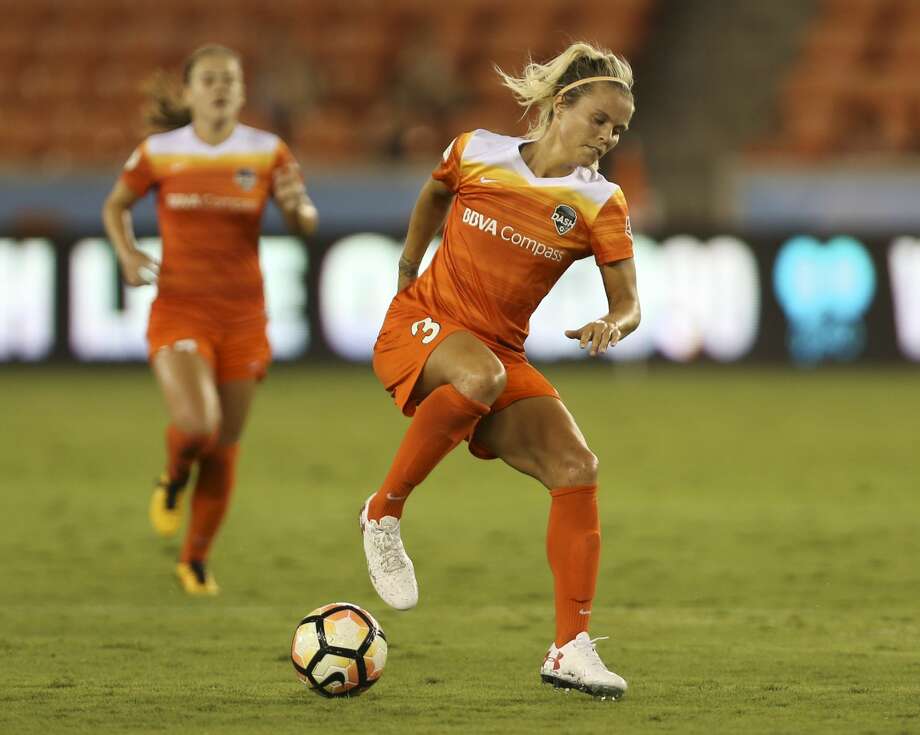 With World Cup in sight, Dash’s Rachel Daly takes to defense - Houston ...