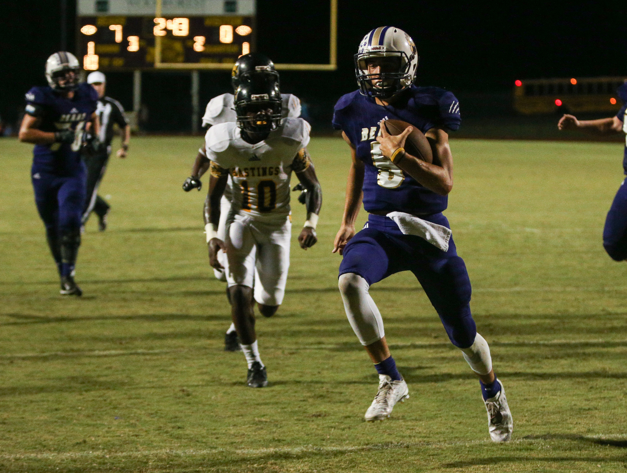 FOOTBALL: Montgomery QB Hood is The Courier's Player of the Week