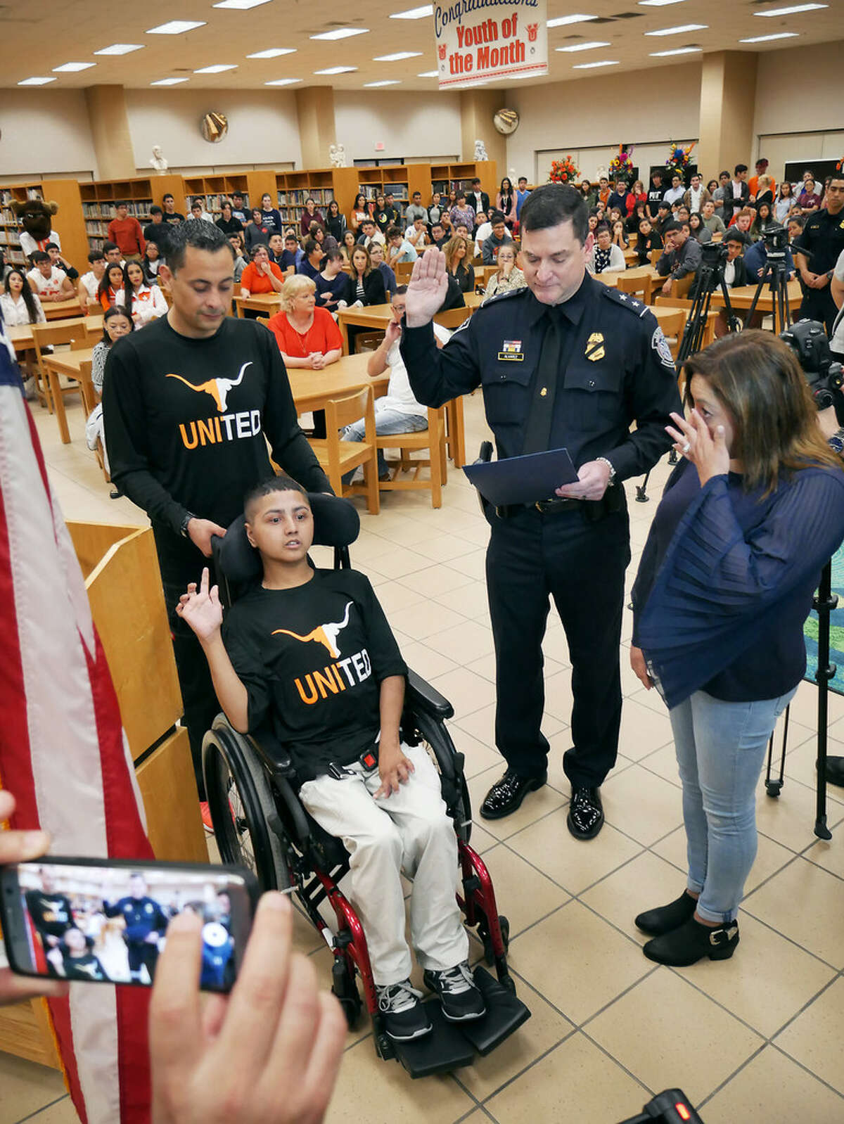 United High School student, cancer survivor becomes CBP officer for a day