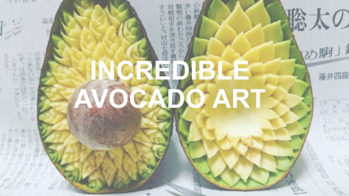 The latest trend in avocados? Art.